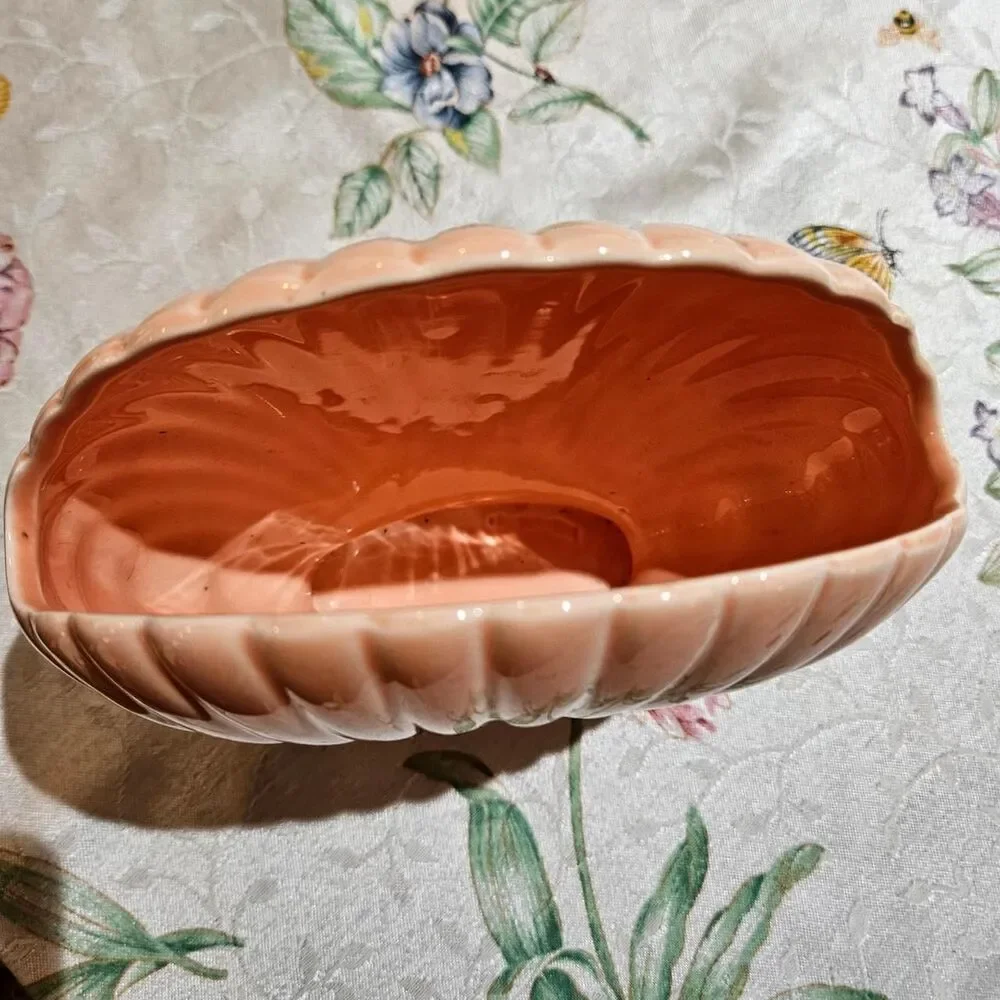 Source Unknown | Accents | Vintage Mermaidcore Boho Peach Clamshell ...